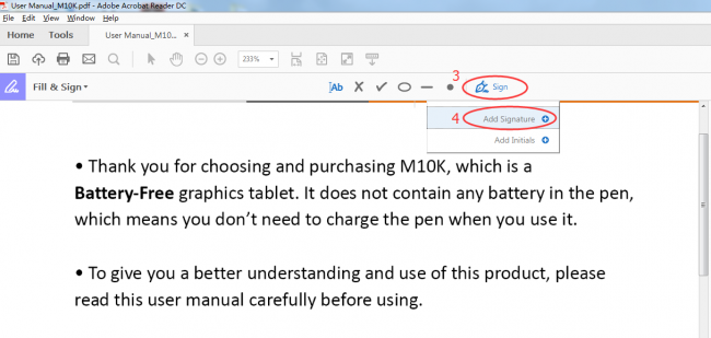 How to Use Pen Tablet to Handwrite words in PDF | GAOMON Q&A